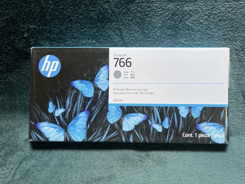 December 2026 Genuine HP 766 Gray Ink Cartridge P2V93A | eBay
