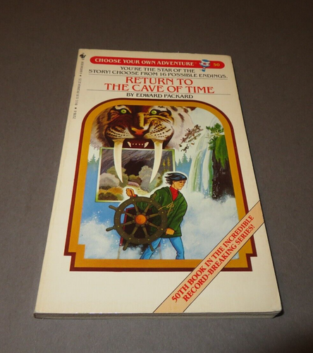 # 50 Return to the Cave of Time Packard paperback Choose your own ...