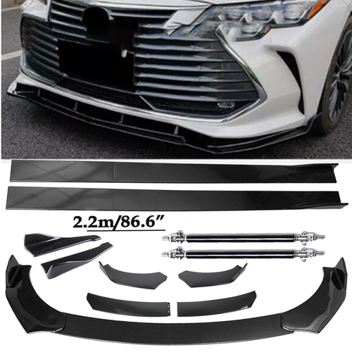 Front Lip Chin Bumper Body Kits 86.6" Side Skirt For Toyota Avalon Body ...