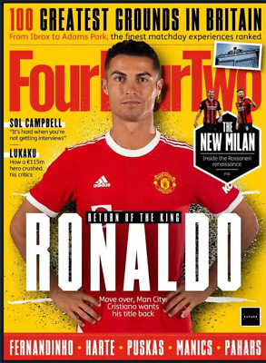 FourFourTwo Magazine October 2021 Issue 331 RONALDO Soccer / Football ...