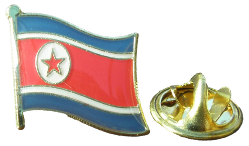 North Korea Flag Pin Badge Brooch Korean DPRK | eBay