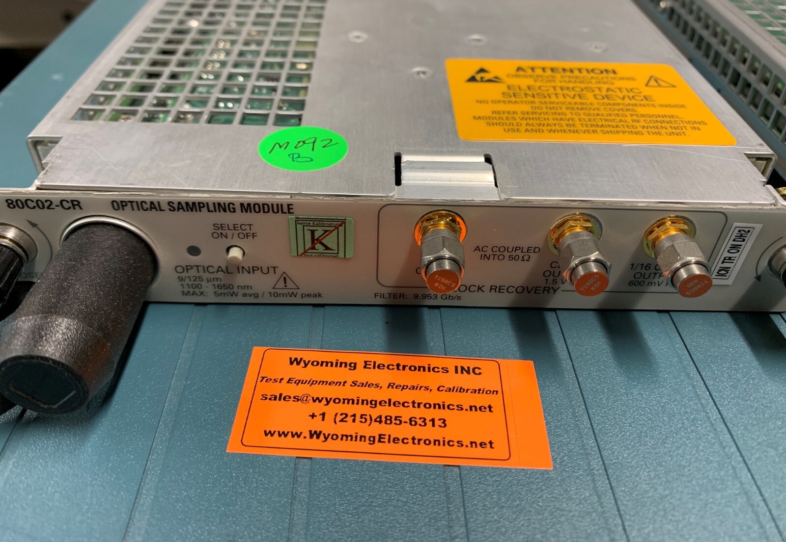 TEKTRONIX 80C02-CR SAMPLING MODULE, 30 GHZ, WITH CLOCK RECOVERY | eBay