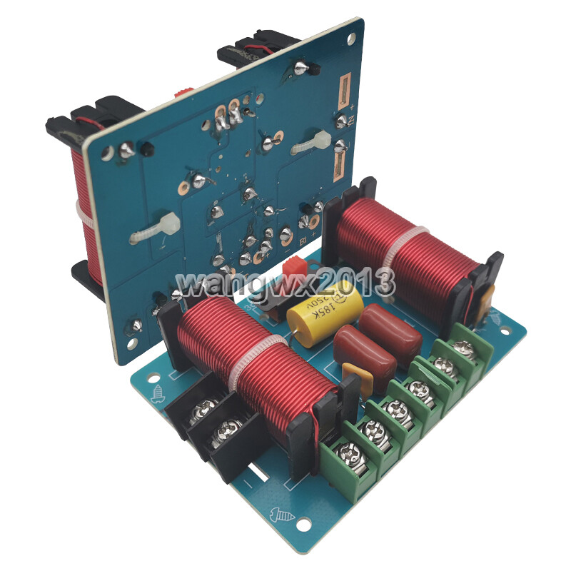 2pcs 100W Double Woofer Bass Speaker Frequency Divider Audio Crossover ...