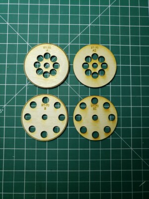 BT-70 Baffle set For Flying Model Rocket kits laser cut ply eliminates ...