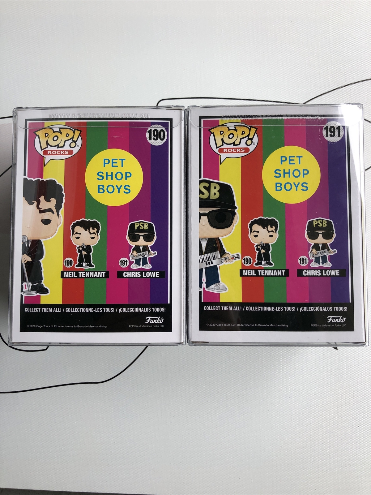 Rocks Funko Pop - Pet Shop Boys Chris Lowe & Neil Tennant #190 #191 ...