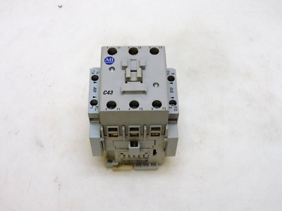 ALLEN BRADLEY 100-C43*00 SER A CONTACTOR 120V COIL W/ 2 X 100-S SER B ...