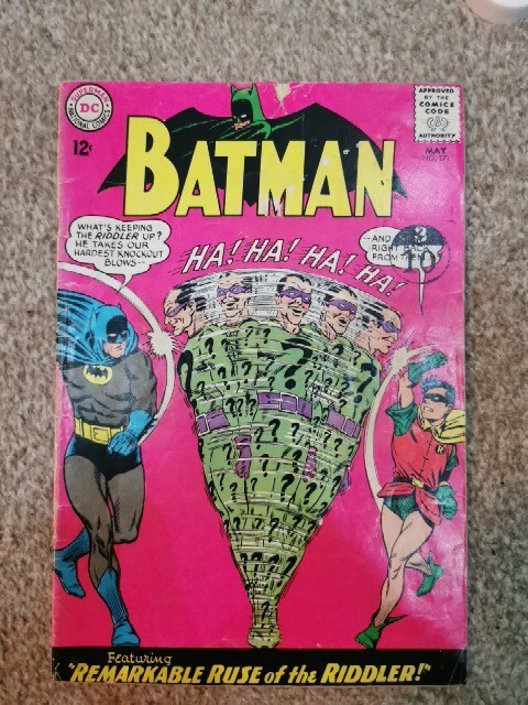Batman #171 - First Appearance of Riddler in the Silver Age - May 1965 ...