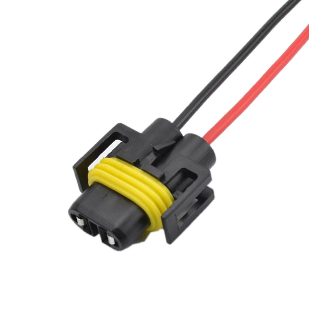 Wiring Pigtail Female S H11 H8 H9 Harness Head Light Low Beam Bulbs ...