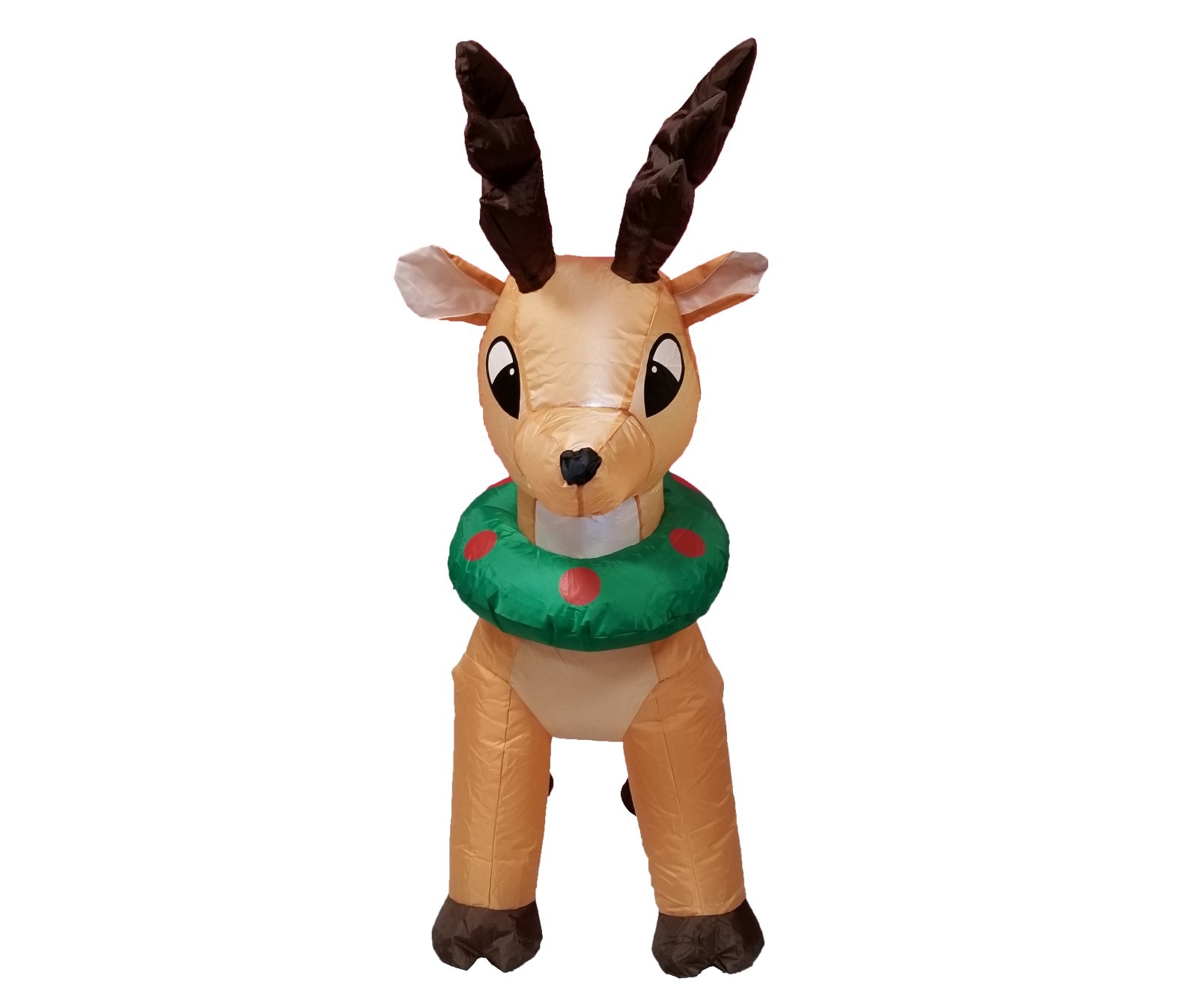 4 Foot Tall Christmas Inflatable Reindeer Moose Air Blown LED Yard ...