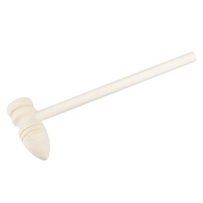 Wooden Hammer, Small Pointed Mallet Pounding Smooth Finished Lacquer ...