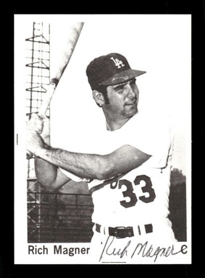 1975 TCMA Waterbury Dodgers Rich Magner Signed Auto Autograph 04 BXCP38 ...