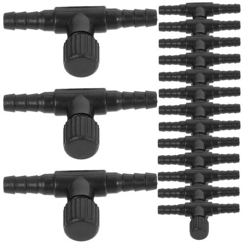 30Pcs Fish Tank Shaped Control Valves Inline Air Connectors for Aquatic ...