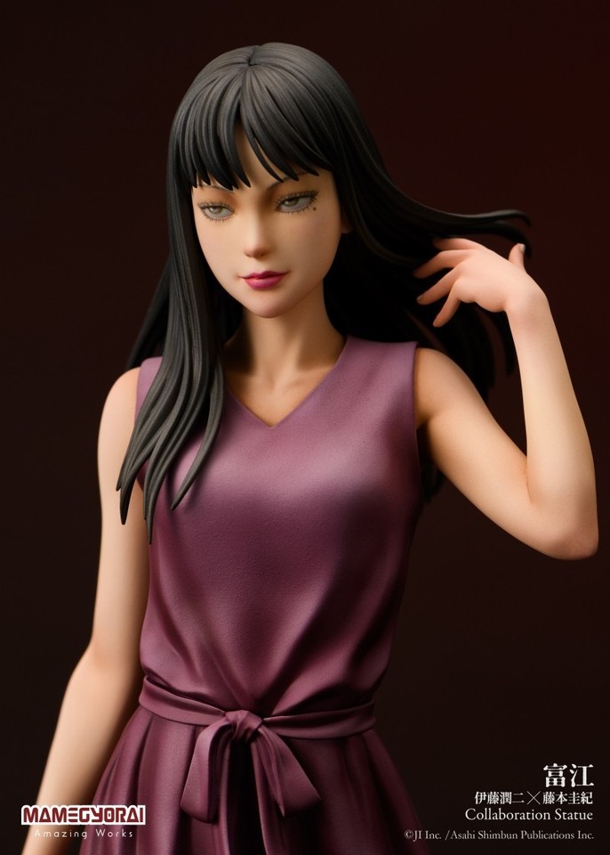 NEW Mamegyorai Junji Ito x Yoshiki Fujimoto Tomie Collaboration Statue ...