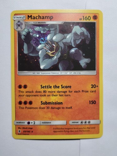 Pokémon Card Machamp Holo Rare Cosmos Holo Swirl | eBay