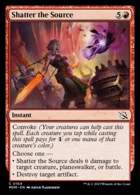 MTG Magic the Gathering Shatter the Source (164/481) March of the ...