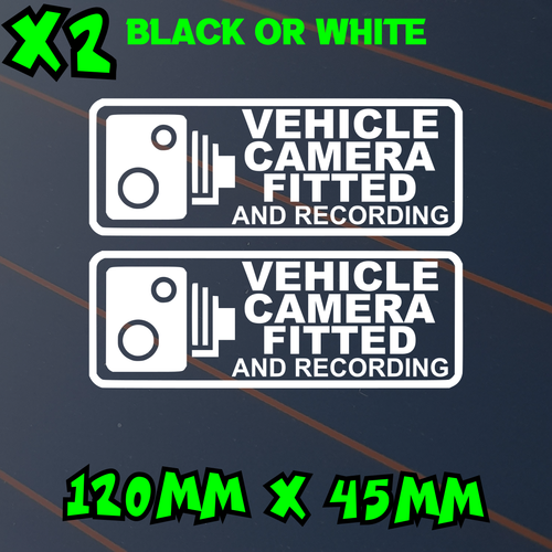 Car Camera X2 Sticker Decal Vehicle Dash Cam Video GPS Recording Photo ...
