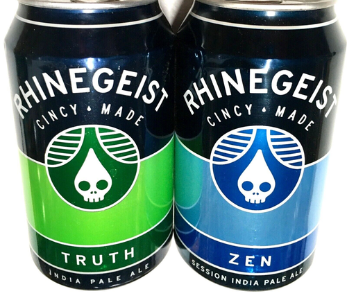 Rhinegeist choice Truth IPA or Zen 2017 empty craft alum beer can 12oz ...