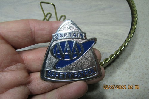 AAA Triangle School Safety Patrol Badge Captain | eBay
