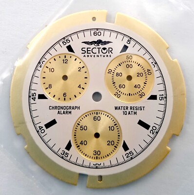 NOS Sector Adventure Chronograph Alarm Sphere 5215318002 Dial Watch ...