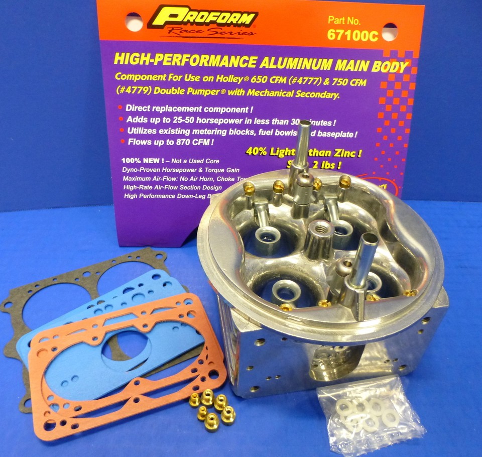 Proform 67100C Replacement Holley Carburetor Main Body 4150 650 700 750 ...