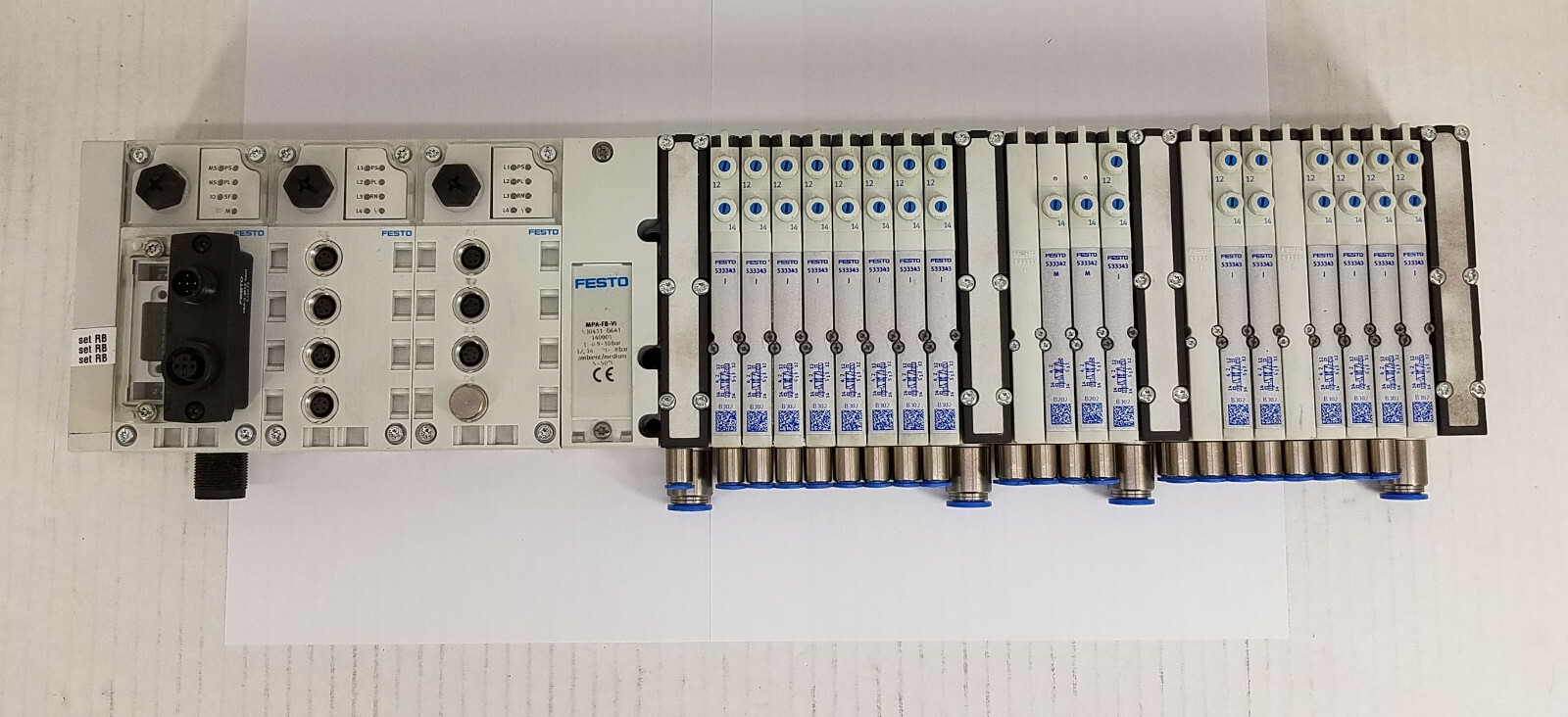 Festo CPX / MPA-S CPX-FB11, CPX-CP-4-FB, MPA-FB-VI, (15) VMPA1-M1H-J-PI ...