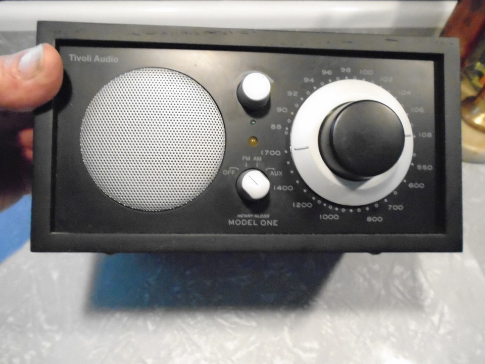 Tivoli Audio Henry Kloss Model One AM/FM Aux In Radio - Black | eBay