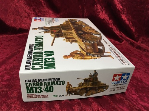 TamiyaMilitary Miniature Series No.296 Italian Carro Armato M13/40 ...