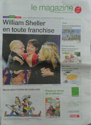 Lucky Luke Morris William Sheller Véronique Sanson supplément régional 2016 | eBay