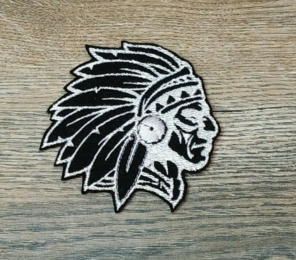 Tribe Patch Iron-On Tribe Man Chief Embroidered Applique Patches For ...