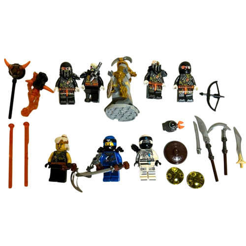 LEGO Ninjago Minifigure Lot 8 Kai FS Lloyd Golden Dragon Jay Nya Ninja ...