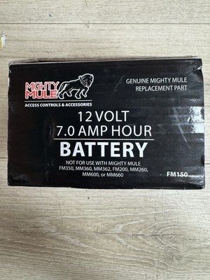 Mighty Mule 12-Volt Battery for Mighty Mule Automatic Gate Openers ...