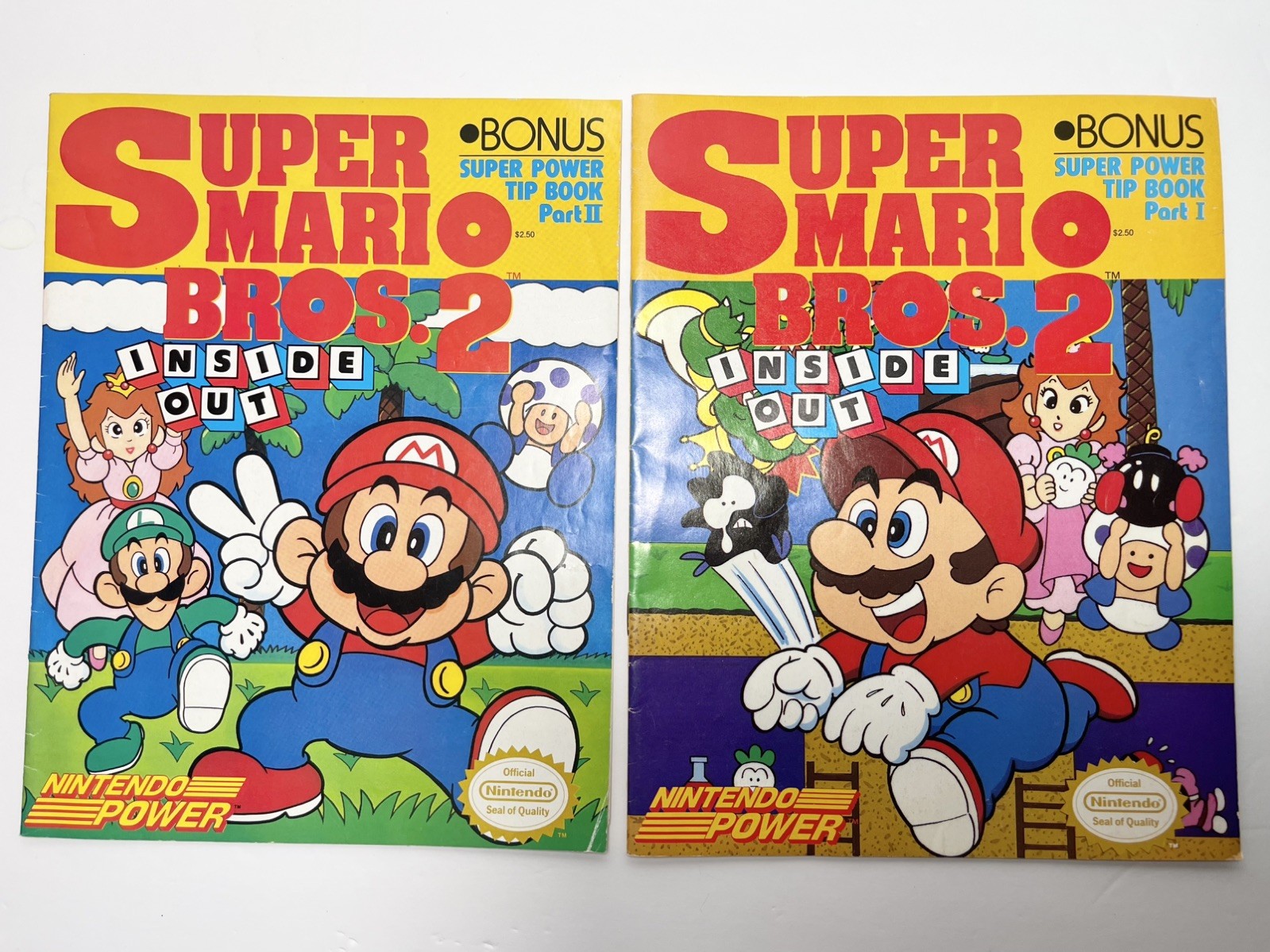 Super Mario Bros. 2 Nintendo NES Inside Out Strategy Guide Hint Book ...