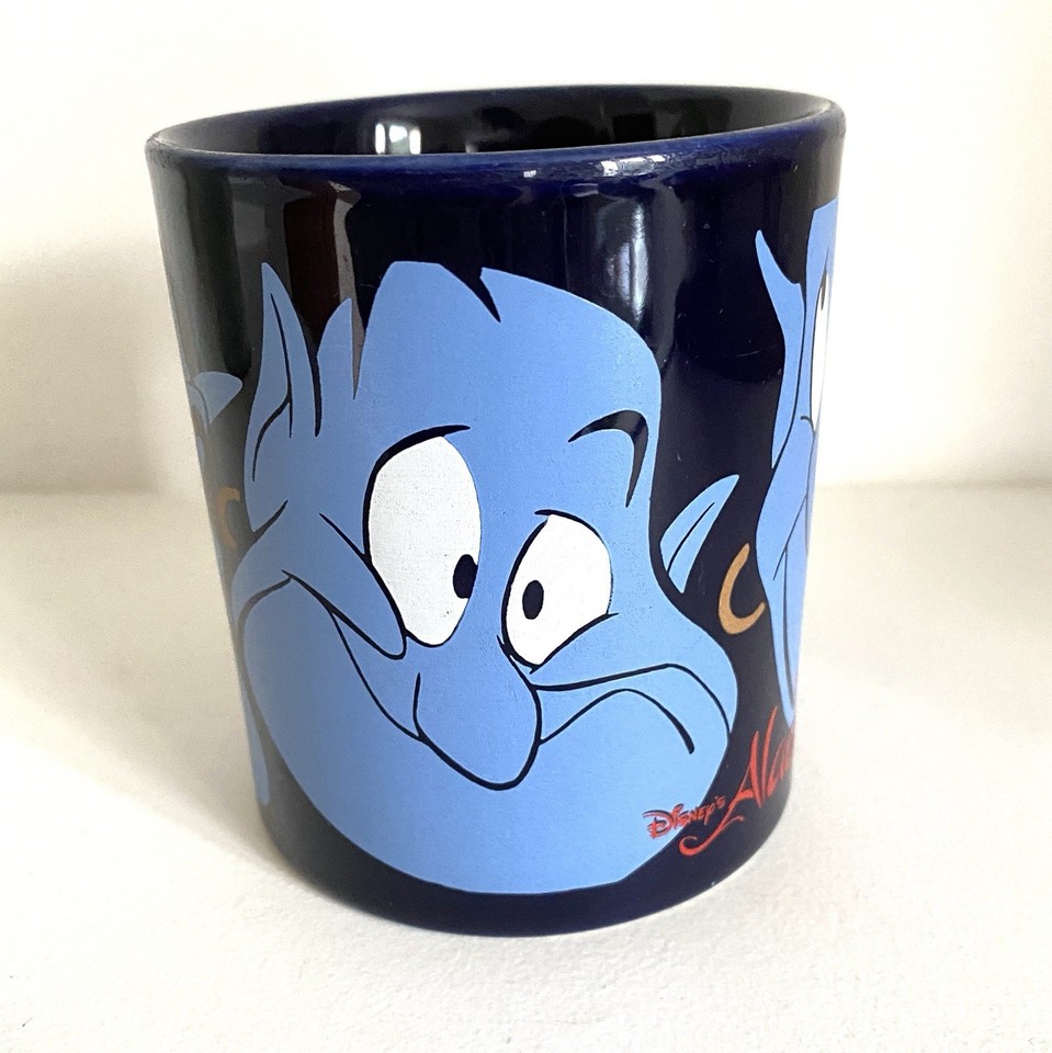 Kilncraft Aladdin Genie Mug Cup Navy Blue Ceramic Tea Coffee | eBay UK