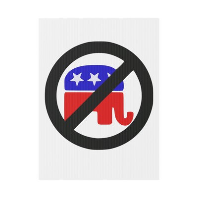 NO GOP !! - Plastic Yard Sign | eBay