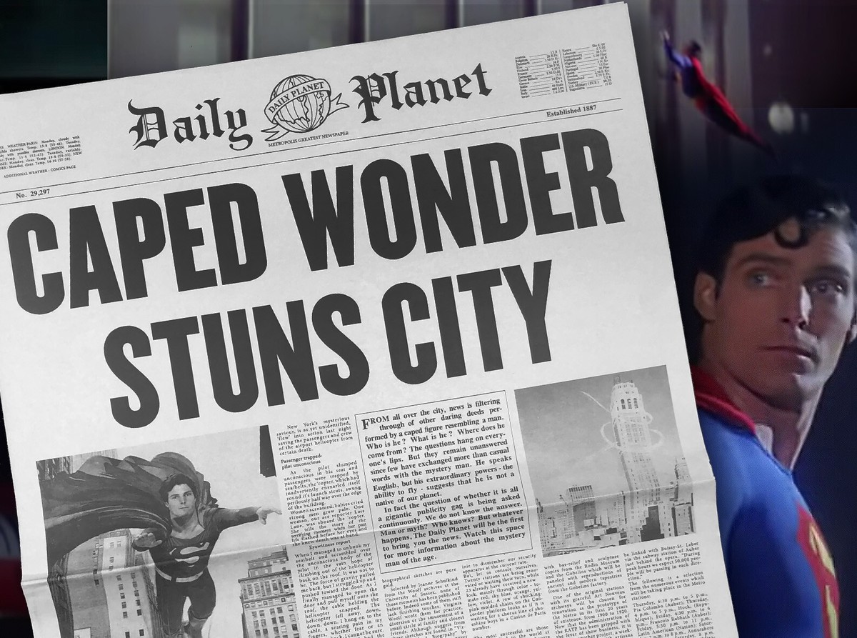 Daily Planet Newspaper Logo Superman: Daily Planet Replica Issue # 1
