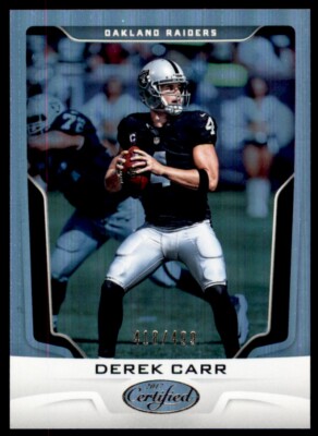 2017 Panini Certified Mirror Derek Carr Oakland Raiders #36 418/499 | eBay