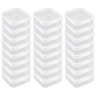 24x Small Plastic Storage Boxes Container Square Box Coins Screws ...