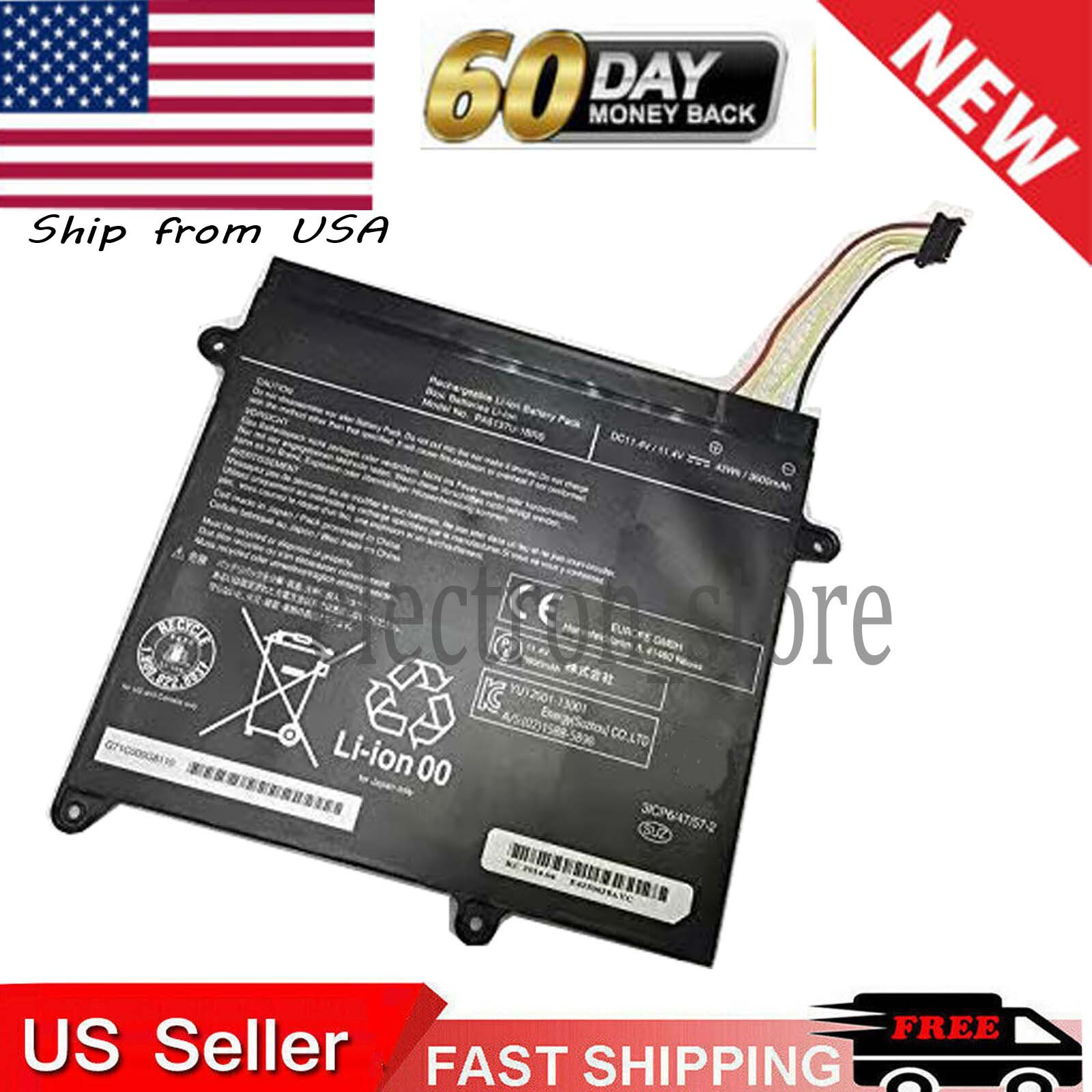 New PA5137U-1BRS Battery for Toshiba Portege Z10T-A-13V Z10T-A-13G 43Wh ...