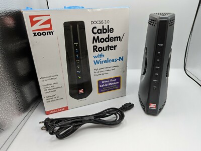 Zoom Cable Modem/Router with Wireless N Series 1092 Model 5350 | eBay