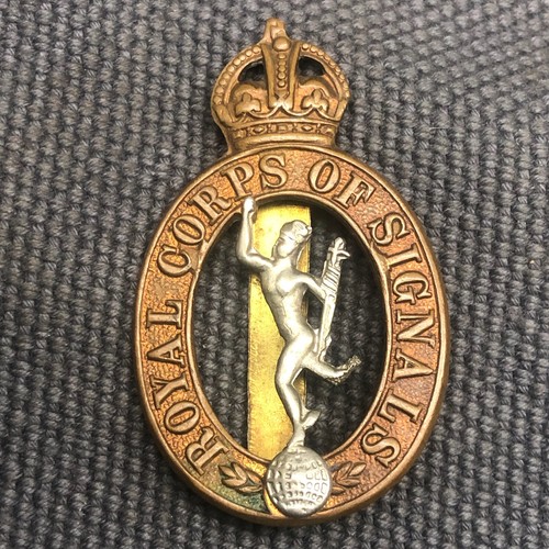 Original WW2 British Army Royal Corps of Signals Cap Badge | eBay