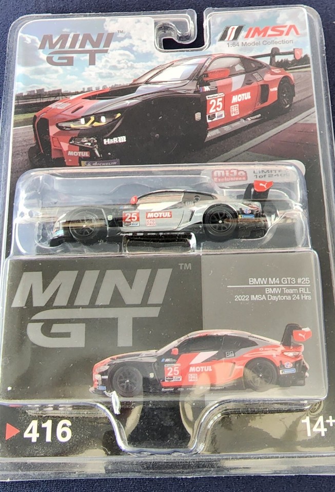 MINI GT BMW M4 GT3 #25 CHASE Car MGT00416 | eBay