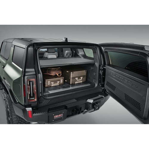 Rear cargo storage area retractable cover | GMC HUMMER EV Forum ...