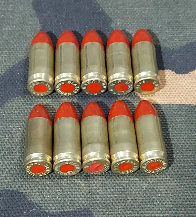 9MM LUGER SNAP CAPS SET OF 10 (BRASS+RED) 115gr. WEIGHTED | eBay
