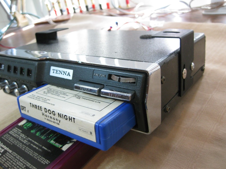 Tenna Vintage Quad CAR AUDIO 8 track tape player Quadraphonic Q8 TC-77T ...