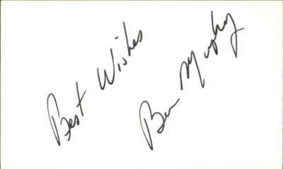 Ben Murphy Actor Signed 3" x 5" Index Card | eBay