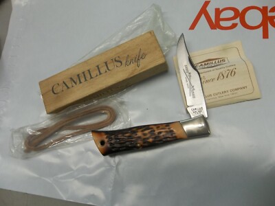 Camillus #8 Sword Brand Pocket knife New York USA w/ box | eBay