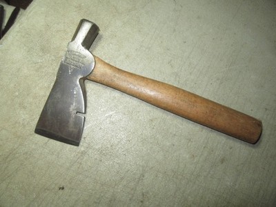 vintage Keen Kutter Lathe carpenter shingling hammer axe good user tool ...