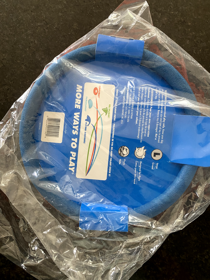 Chuckit Flying Disc Nylon Frisbee Dog Toy for Pools, Large 10.25 ...