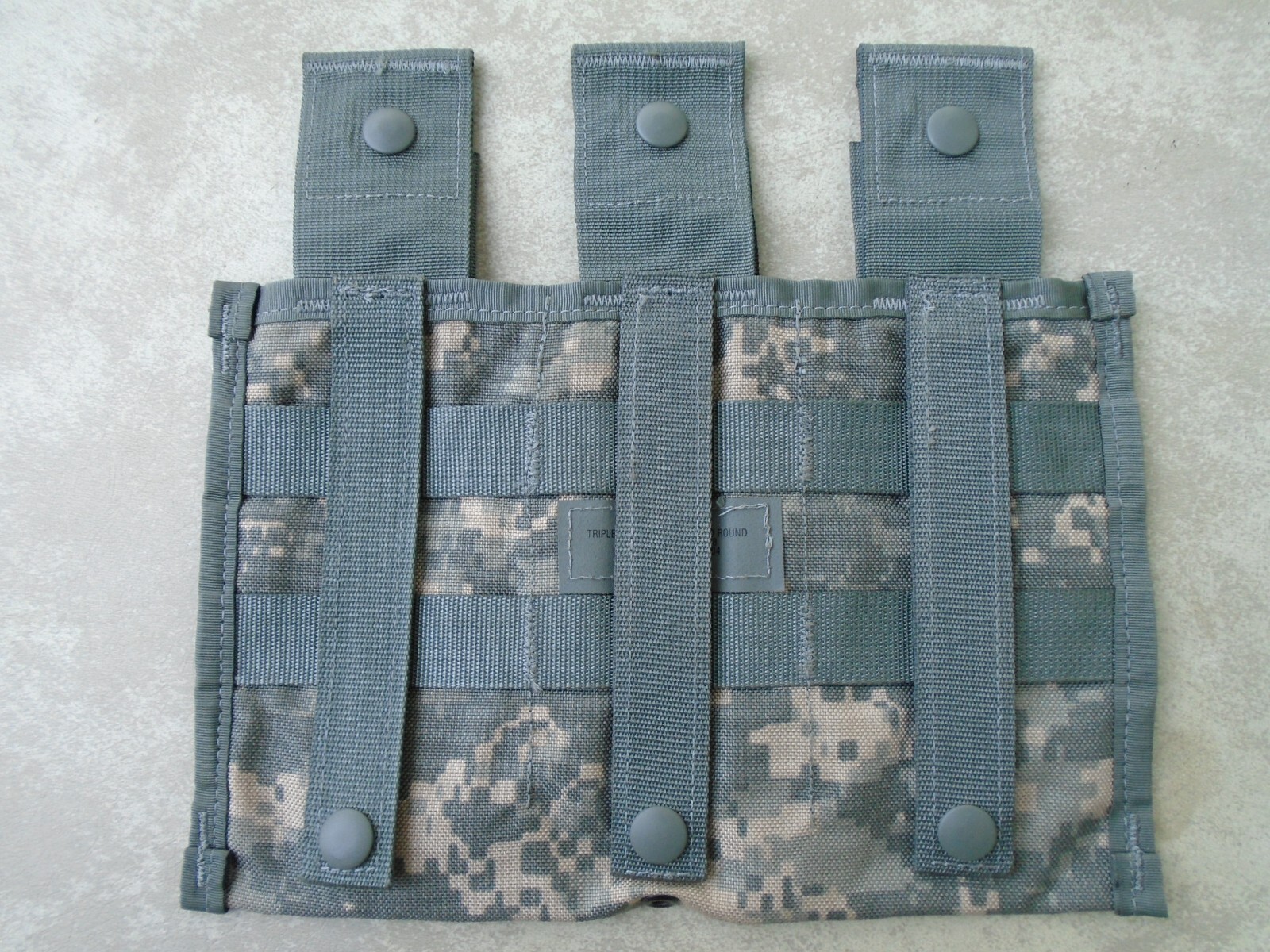 USGI Molle II ACU Fighting Load Carrier FLC Vest Harness w/ 7 Pouches ...