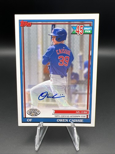 2021 Topps Pro Debut Owen Caissie Autograph Pro Debut AZL Cubs #PD-181 ...